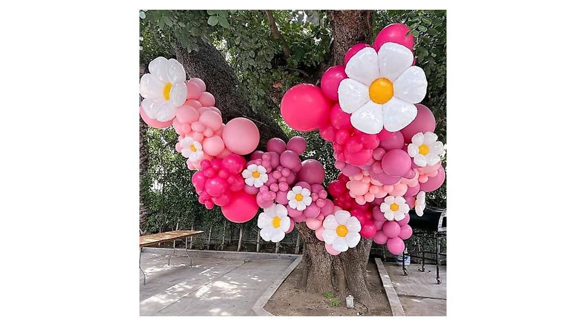Hot Pink Balloon Arch Kit for Birthdays & Events | BTZO