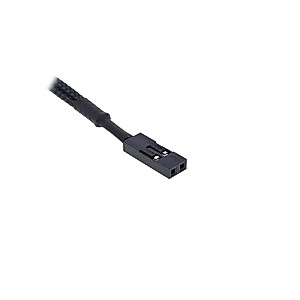 Alphacool 17363 Eiszapfen Temperature Sensor G1/4 IG/IG mit AG Adapter - deep Black Water Cooling Monitoring