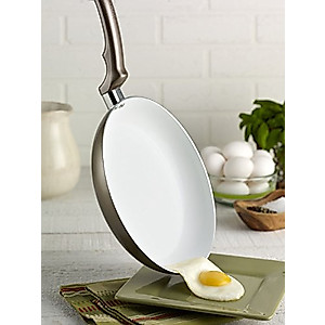 T-fal C991SE Ceramic Chef Cookware Set, 12-Piece, Champagne