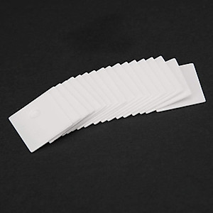 100 Pcs TO-247 17 x 22 x 1mm Alumina Ceramic Insulating Sheet High Hardness Excellent Wear Resistance MOS Transistor IGBT Cooling Pad with 3.7mm Hole