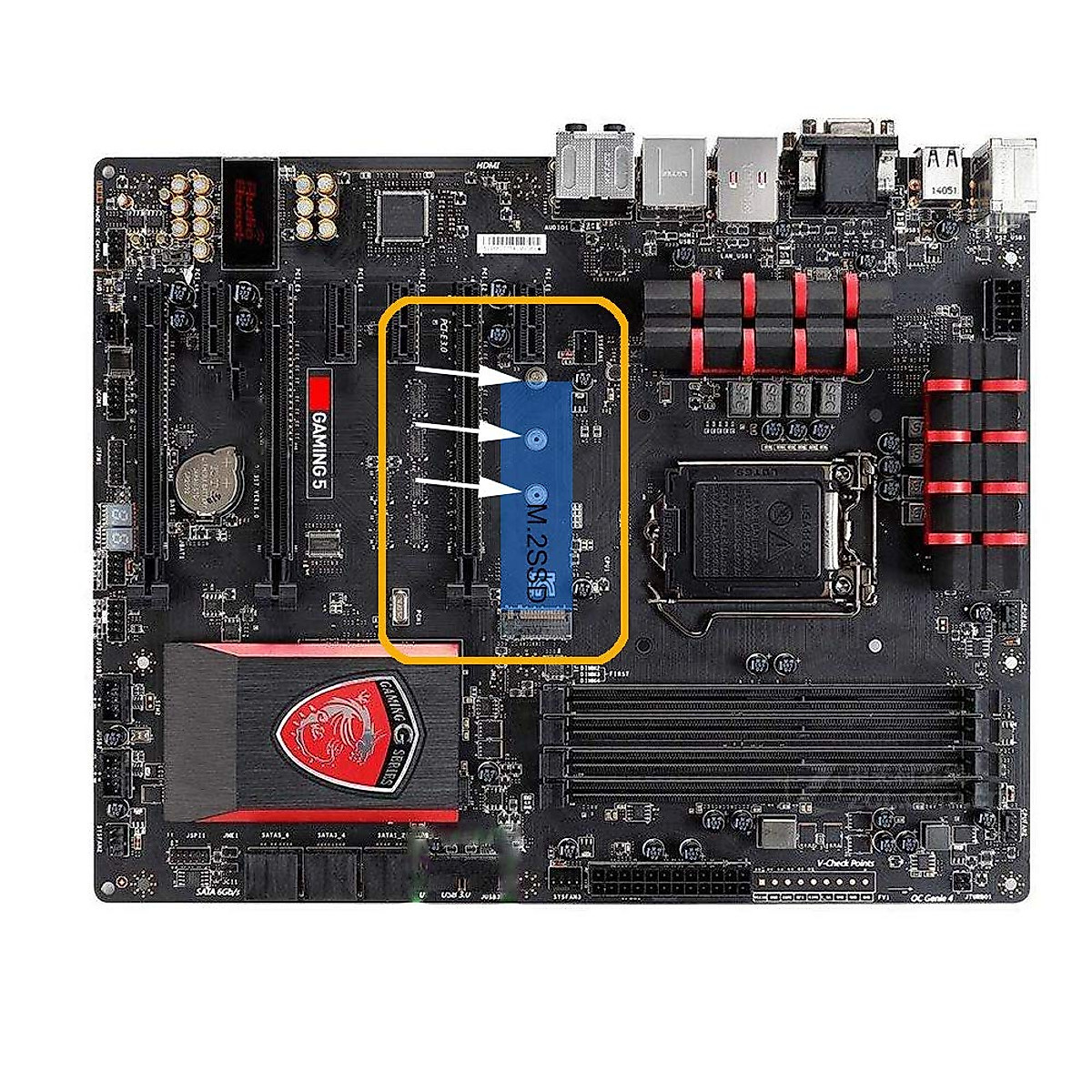 m.2 Screws Kit,PCIe NVMe M.2 SSD Mounting Screws ，Multi-Specification Hard Disk mounting Screws