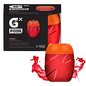 Gatorade Gx Pods, Fruit Punch, 4 Counts of Gatorade Pods for Gatorade Gx Water Bottle, Makes 30 Fl. Oz.
