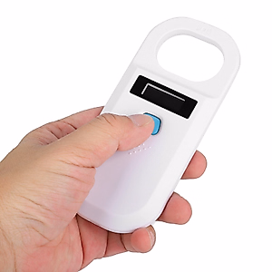 OPPWONG Pet Microchip Scanner, Rechargeable Pet Dog Chip Scanner Pet Chip Scanner Animal Microchip Reader Data Storage Microchip Reader for Dog Animal Poultry Cat Management