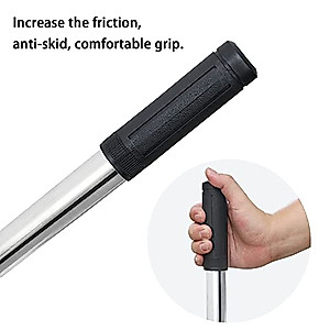 Uprimu Pool Cover Tool, Pool Cover Removal Installation Rod Pool Cover Anchors, Stainless Steel Heavy Made, 29inch Length, Compatible with All Standard Pool Cover Anchors