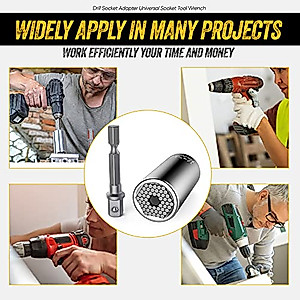 TEXASDELUXE Drill Socket Adapter Universal Socket Tool Wrench
