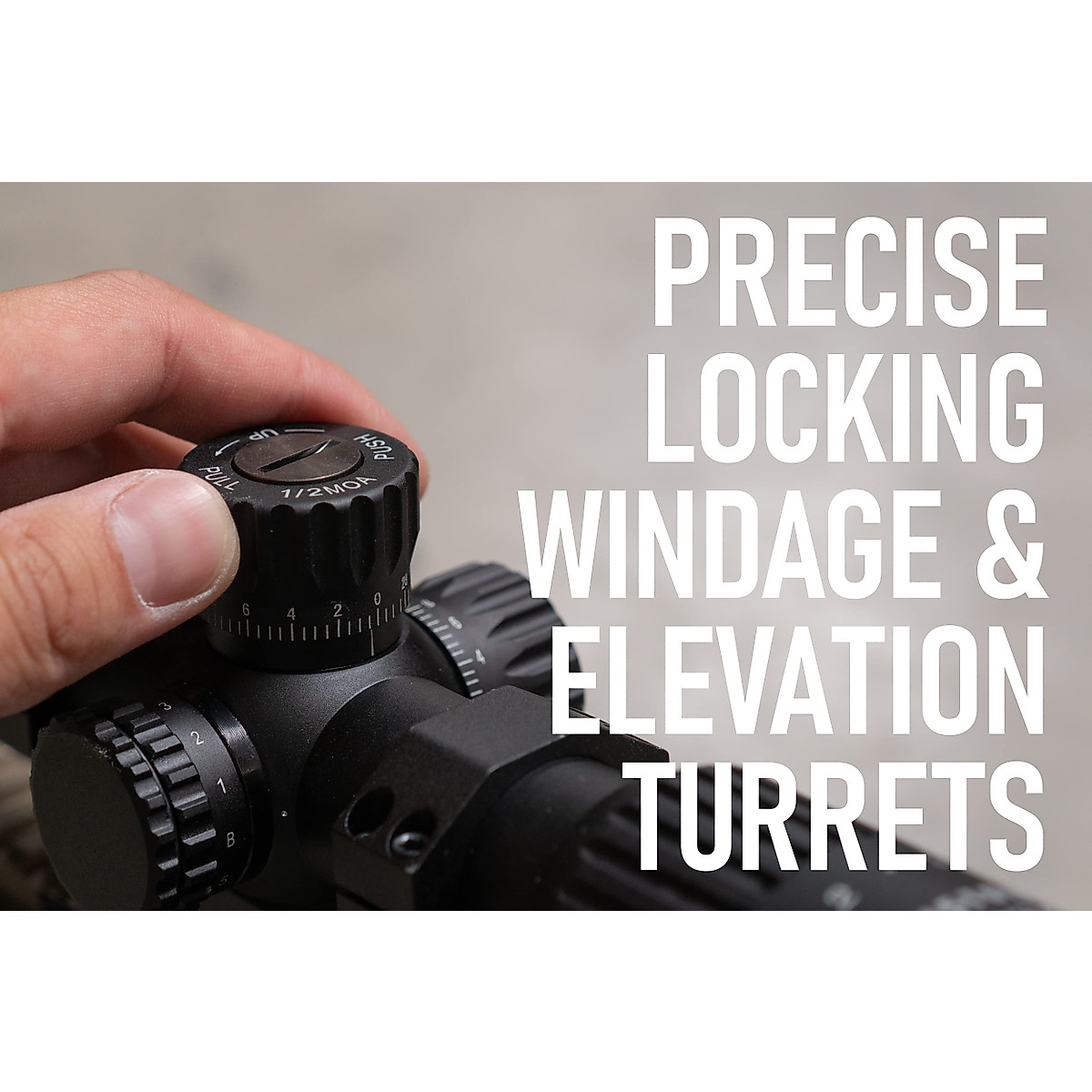 Monstrum Spectre 1-6x24 LPVO Rifle Scope | Black