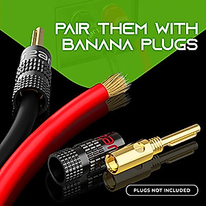 GearIT 20 Gauge Wire (200ft - Black/Red) GPT Automotive Primary Bonded Wire - Copper Clad Aluminum CCA - Car Audio, Speaker Wire, Trailer Harness, Electrical - 200 Feet Total 20ga awg