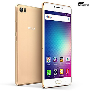 BLU PURE XR Smartphone - 4G LTE GSM Unlocked - 64GB +4GB RAM - Gold