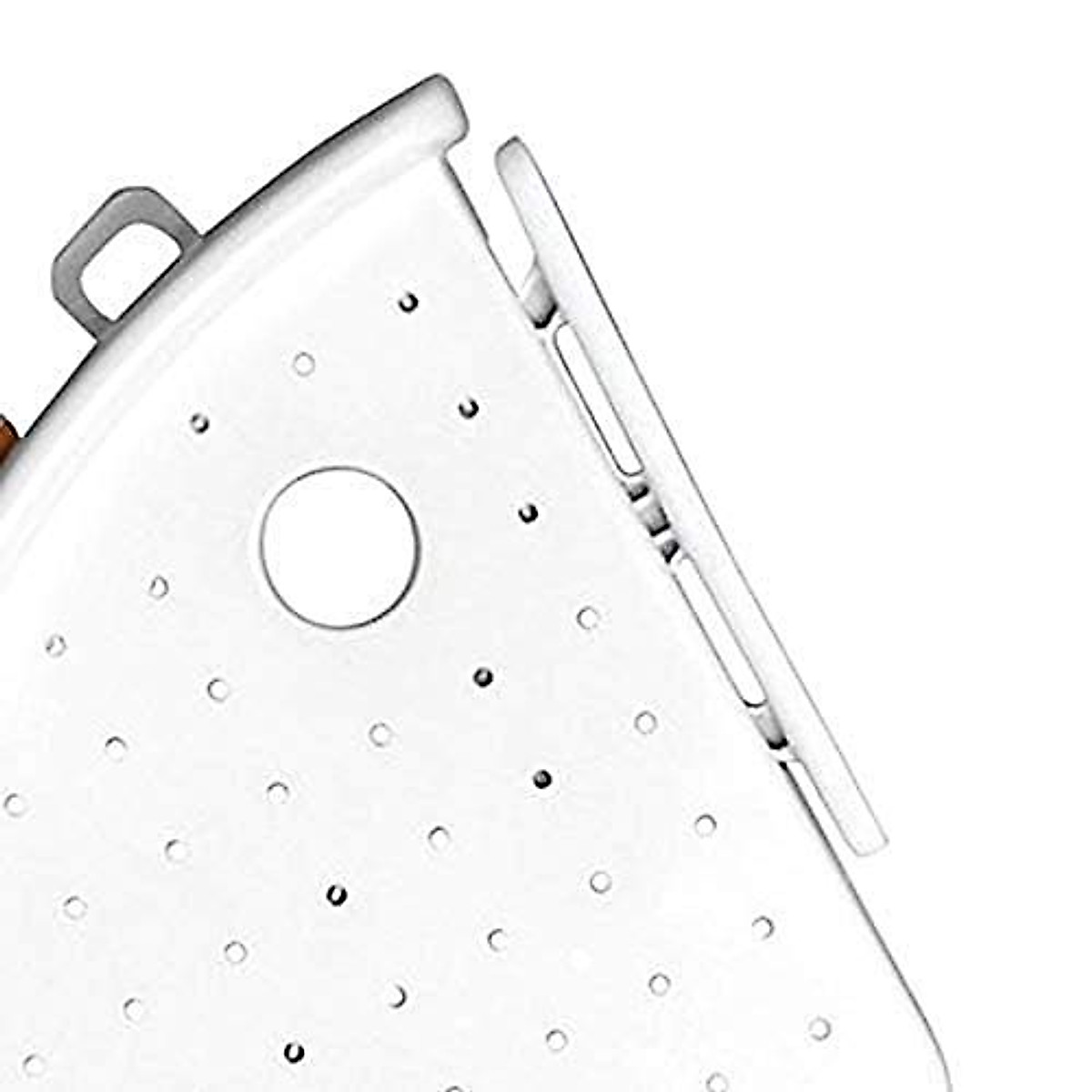 LKTINA New Snap Up Corner Shelf, Triple Bathroom Wall Corner Mount Storage Holder Kitchen Corner Storage Rack Non-marking Shelf with Hooks Easy to Install (White)