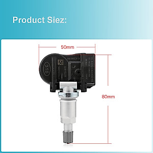 Ensun 68078861AA Tire Pressure Monitoring System (TPMS) Sensor 315MHz (Pack of 4)- Preprogrammed (Still Need re-Learn)