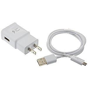 Samsung EP-TA20JWEUBUS Adaptive Fast Charger for Galaxy S7/S7 Edge/S6/Edge/Edge+/Note Edge/ J3 (EP-TA20JWE/EP-DG925UWE) White Bulk Packing