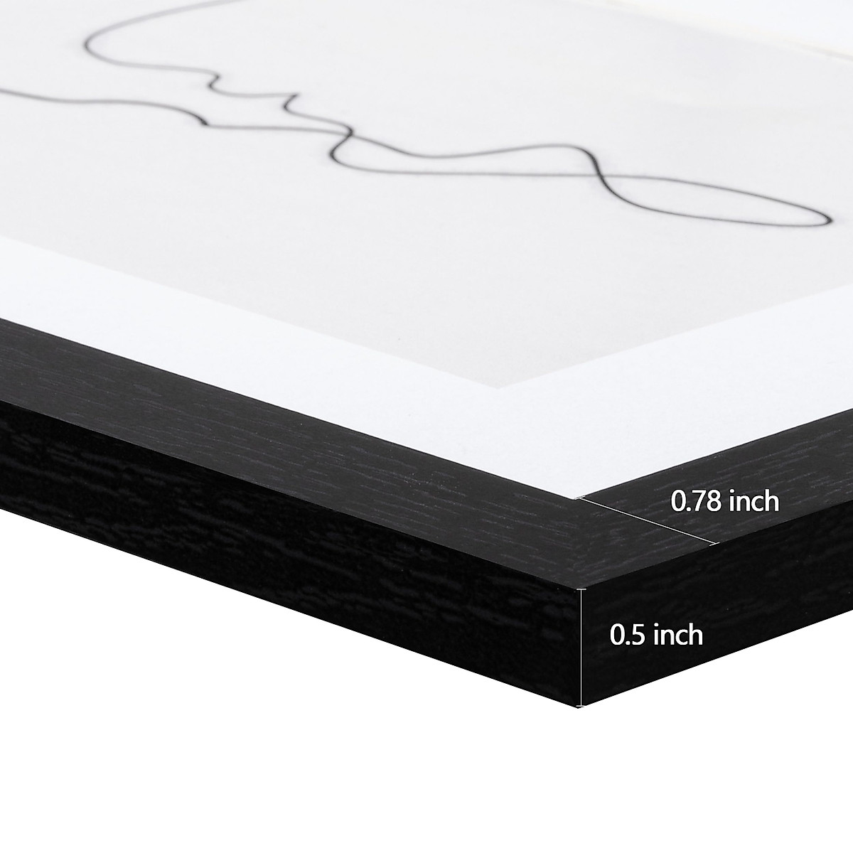 eletecpro 11x14 Picture Frames Set of 10, Picture Frame Collage Wall Decor Display 8x10 Photo With Mat or 11x14 without Mat, Home Decor Gallery Wall Frame for Wall Mounting, Black