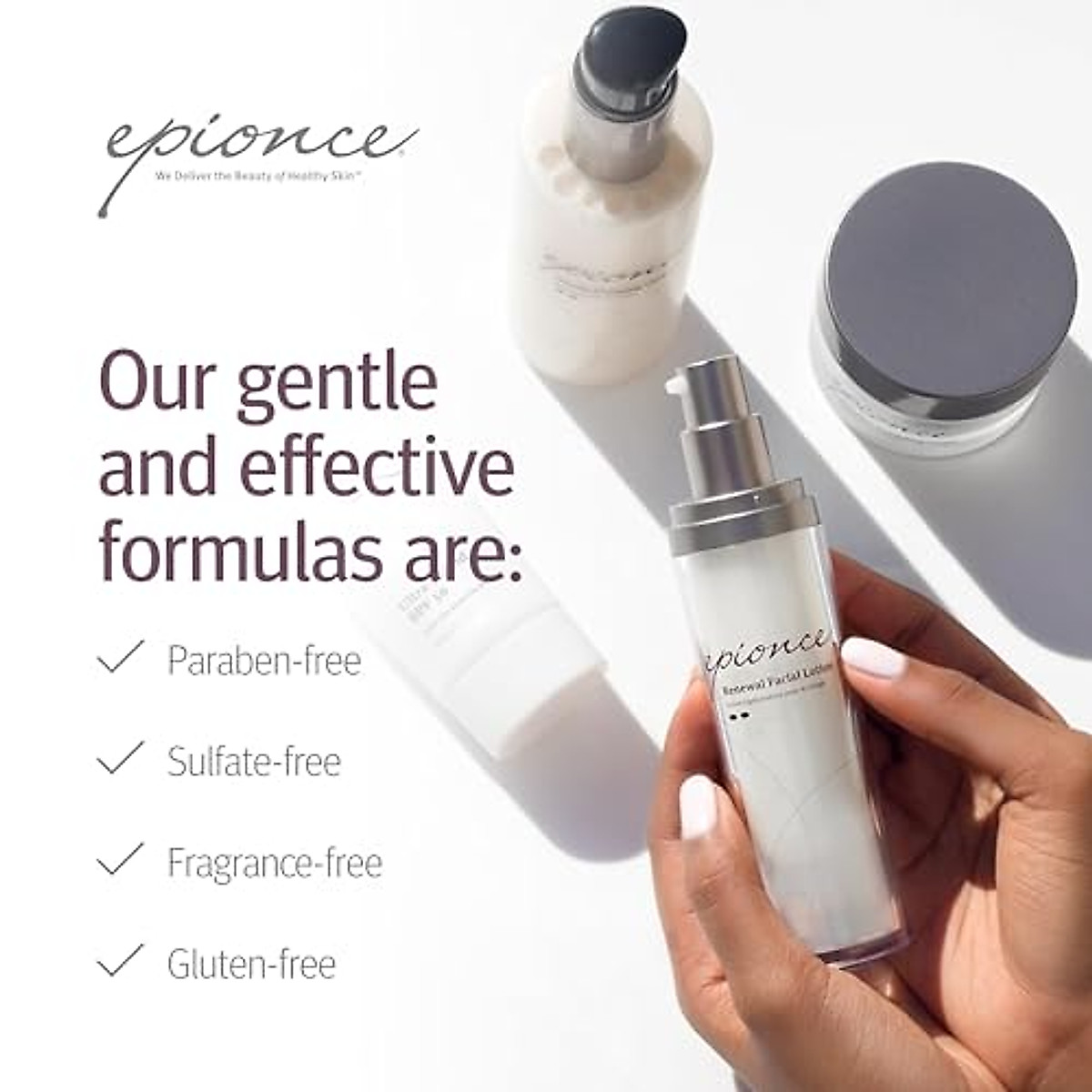 Epionce Renewal Calming Cream - Face & Body Moisturizer for Dry & Flaky Skin, Support the Skin Barrier, For Dry, Sensitive & All Skin Types, Dermatologist Skincare