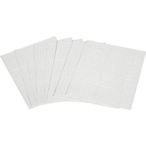 Hillman 847008 Die-Cut Letters/Numbers Kit, White, 2-Inch