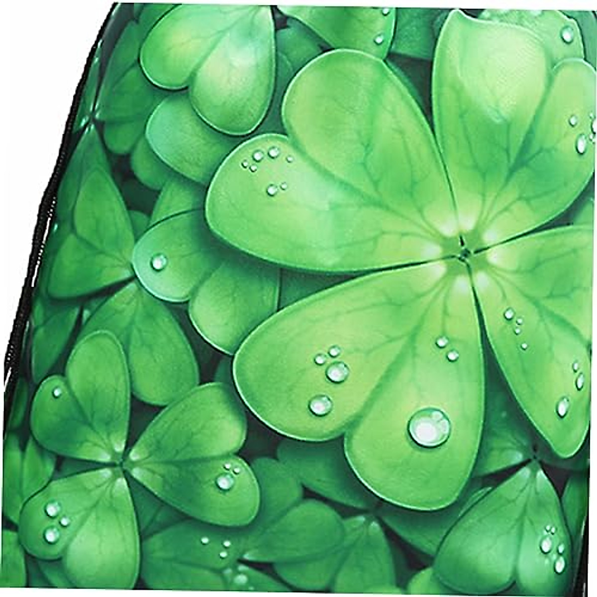 PACKOVE 3pcs Four leaf storage bag Drawstring backpack sport backpack St Patrick Day sack irish party party decor shopping bag printed travel bag printing gift bag Ireland Tackle Backpack