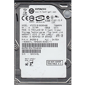 Hitachi Travelstar 7K100 HTS721010G9SA00 100GB SATA Laptop Hard Drive 7200RPM 8MB 2.5" Notebook