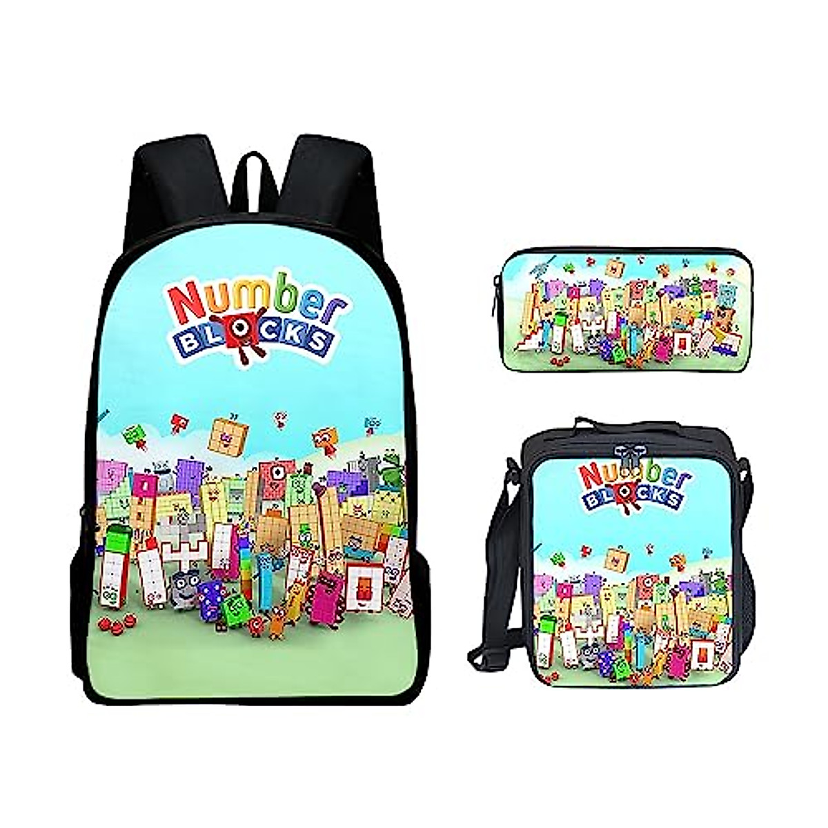 Homruis Fashion Backpack And Inclined Shoulder Bag Laptop Backpack Cute Cartoon Backpack For Women Men