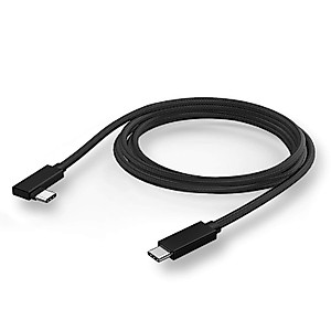 CBUS 10ft 100W USB-C 3.2 Gen 2 Right-Angle Fast Charging Cable Compatible with MacBook Pro/Air, iPad Air 4th Gen (2020), iPad Pro, Dell XPS, Galaxy Tab S7/S7 Plus, Note 20 Ultra 5G