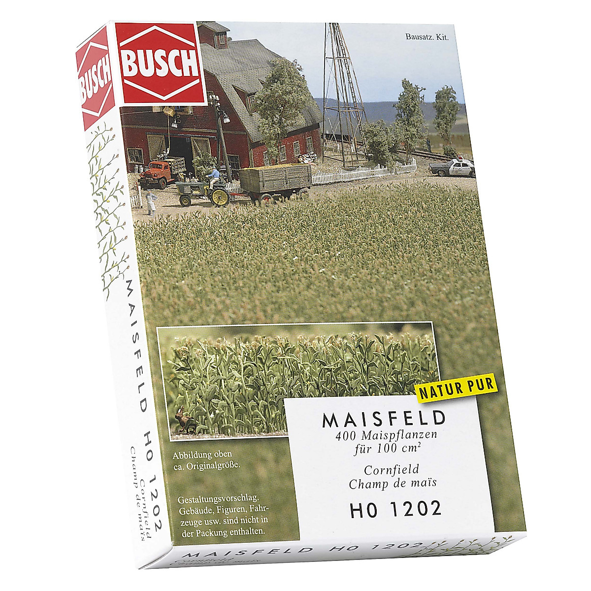 Busch 1202 Corn Field 10x10cm HO Scale Scenery Kit