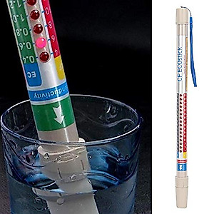 BTIHCEUOT Truncheon Nutrient Meter, Conductivity Nutrient Meter, Nutrient Meter Test Nutra Wand Truncheon Hydroponic EC/PPM/CF Hydroponics Readers