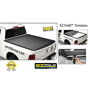 Bestop 1612501 EZFold Soft Tonneau Cover for 1993-2011 Ranger Splash - Flareside - 6.0 ft Bed