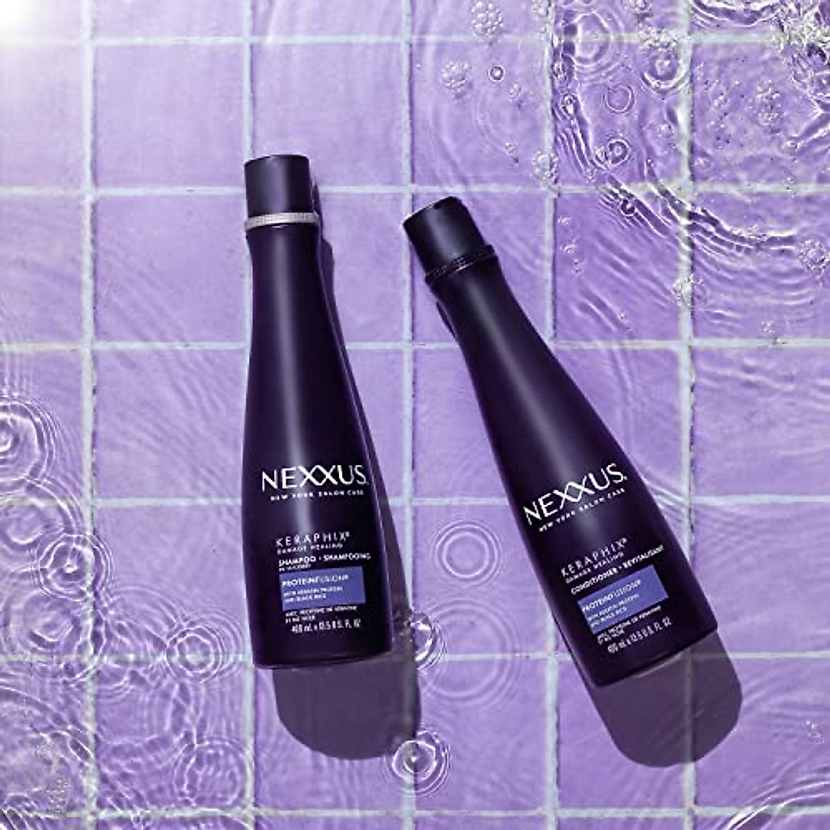 Nexxus Keraphix Conditioner Keraphix with ProteinFusion for Damaged Hair With Keratin Protein and Black Rice 13.5 oz