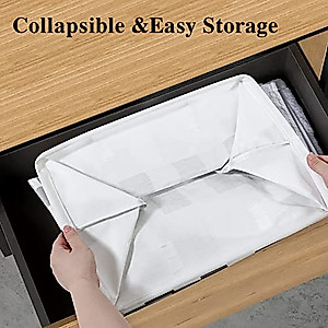 GALMAXS7 Large Laundry Hamper Collapsible Laundry Basket Clothes Hampers For Laundry Tall Laundry Basket 2 Pack Foldable Laundry Basket Laundry Baskets With Portable Handles For Toys Dorm Travel, 75L