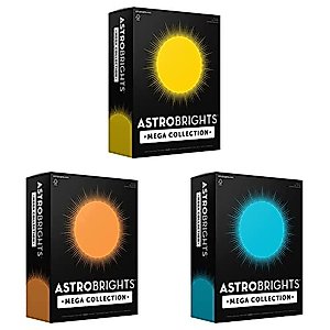 Astrobrights Mega Collection, Colored Cardstock & Astrobrights Mega Collection, Colored Cardstock & Astrobrights Mega Collection, Colored Cardstock, Bright Blue