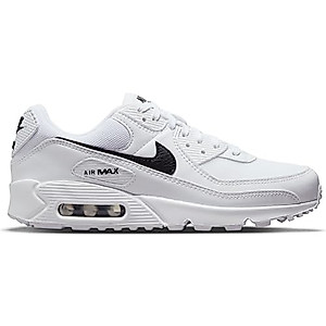 Nike Womens Air Max 90 WMNS White/White/Black DH8010-101 6