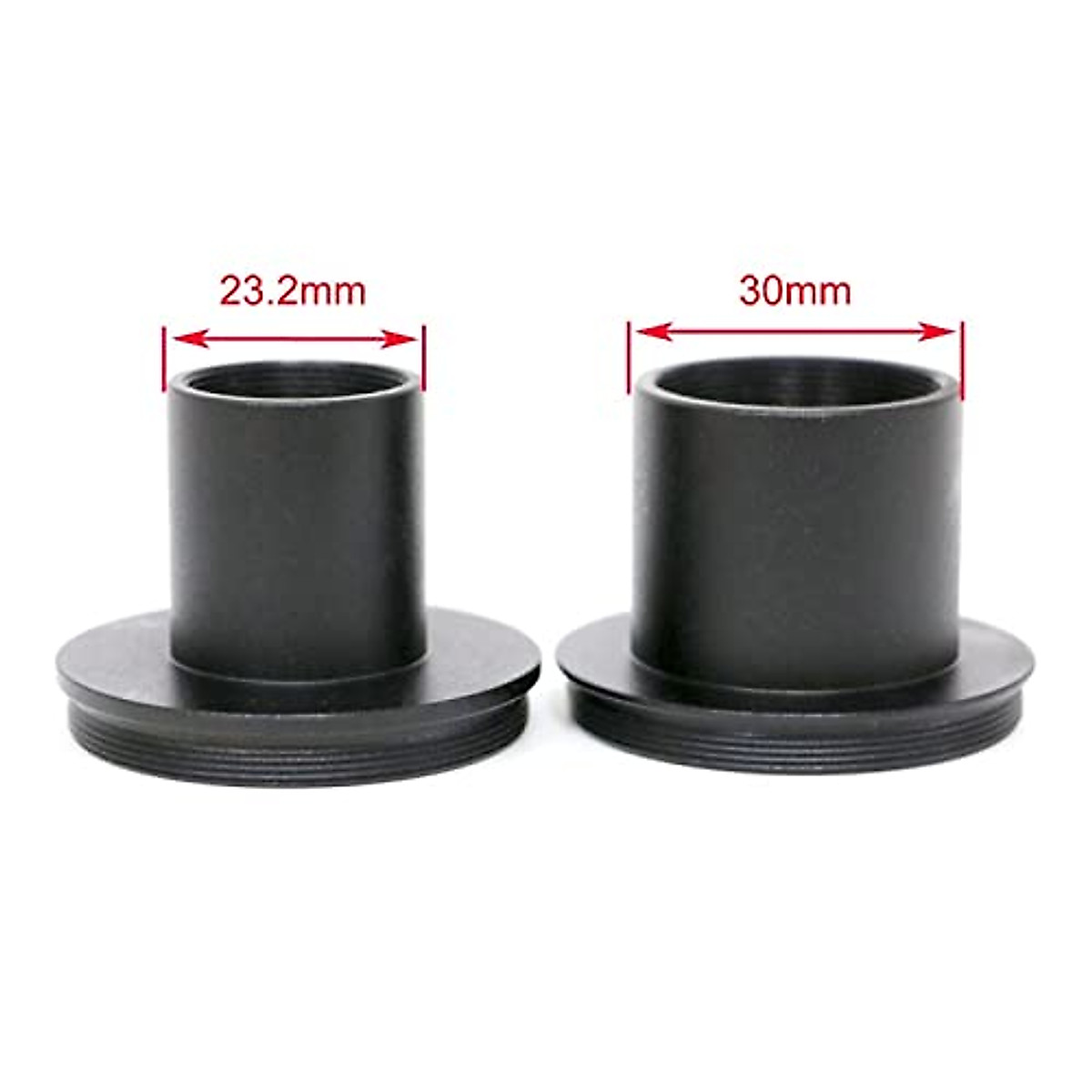 VAKUUM Lab Microscope Slides Microscope Camera Adapters M42 to 23.2mm 30mm Thread Adapter Microscope Eyepiece SLR Camera Transfer Extension Tube Microscope Parts (Size : 1PC M42 to 23.2mm)