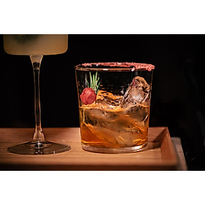 Lux Life Cocktail Sugar - Gluten & GMO-Free Cocktail Rimming Sugar - Vegan & Kosher Rimming Sugar - Rimming Sugar for Cocktails, Daiquiris, Cosmopolitans & Margaritas (4oz, Gold Sugar)