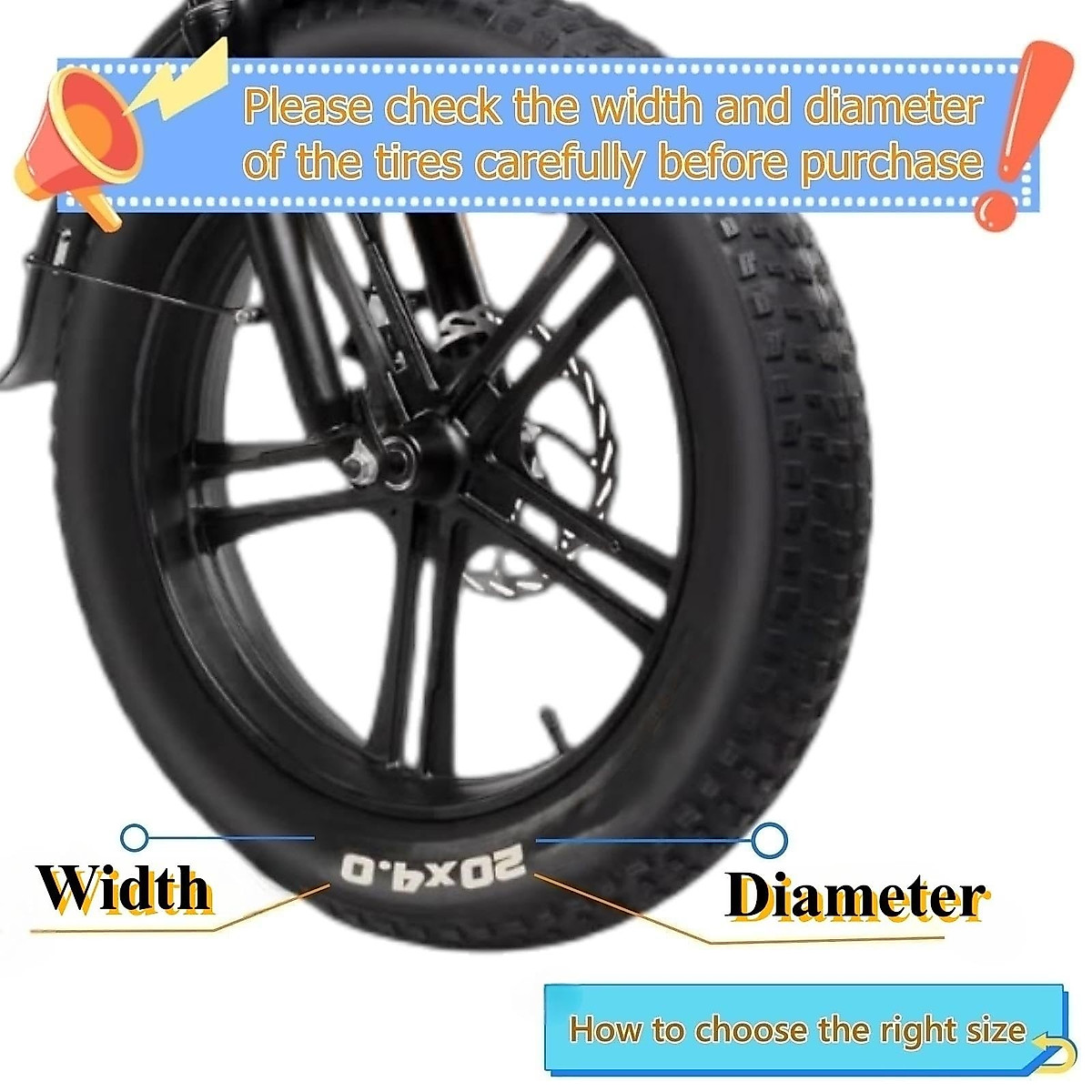 20x4.0 Fat Tire Tube 20x4 Bike Tube Compatible with 20x3.5/4.0 Tube for 20 Inch 20" ebikes Fat Beach Bikes-2 Pack