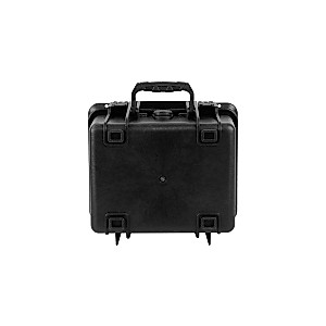 Monoprice Weatherproof/Shockproof Hard Case - Black Ip67 Level Dust and Water Protection Up to 1 Meter Depth with Customizable Foam, 10" x 9" x 7", 6.6 Liter