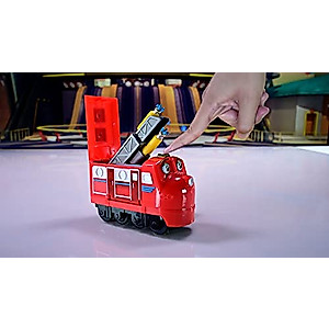 Chuggington - Pop and Transform Chuggers – Wilson - 5" Transforming Train Toy - Free-Rolling Wheels - Birthday Gift for Preschool Kids Age 3 and Up - Fun for 3 4 5 Year Old Boys and Girls