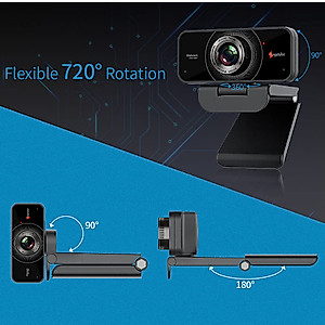 Angetube 1080P Webcam with Microphone - USB Computer Camera for Laptop/Desktop/Mac - HD PC Web Cam for Zoom/Skype/Teams/Xbox, Streaming | Video Conferencing | Calling