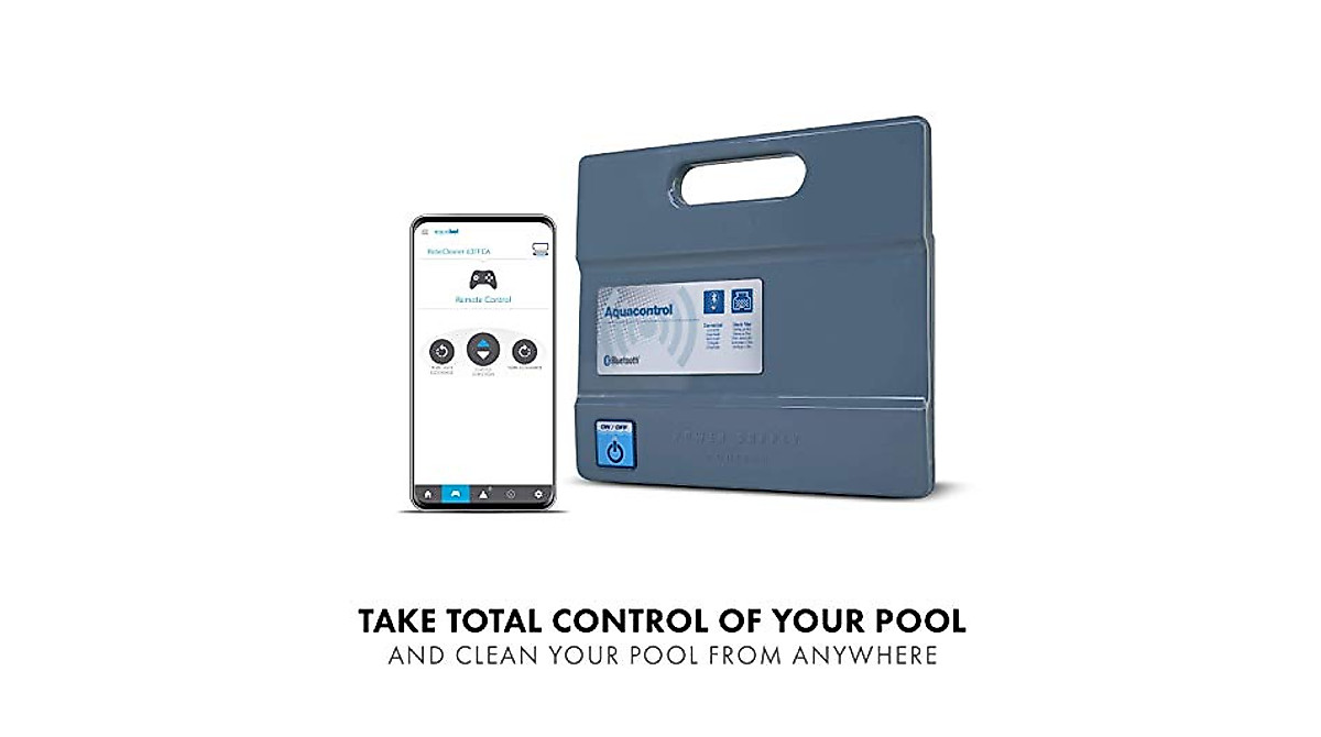 Aquabot Elite Pro Robotic Pool Cleaner with Bluetooth & Top-Load Filters