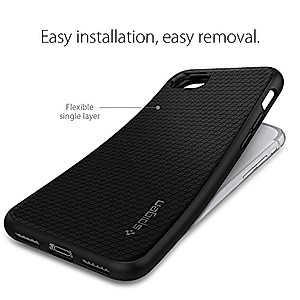 Spigen Liquid Air Armor Designed for iPhone 8 Plus Case (2017) / Designed for iPhone 7 Plus Case (2016) - Black