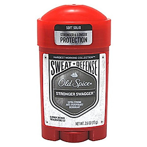Old Spice Anti-Perspirant 2.6 Ounce Stronger Swag Soft Solid (76ml) (3 Pack)