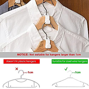 Spotlip Clothes Hanger Connector Hooks 60PCS Closet Organizer Space Saving Hangers for Clothes Heavy Duty Hangers (60 Pack)