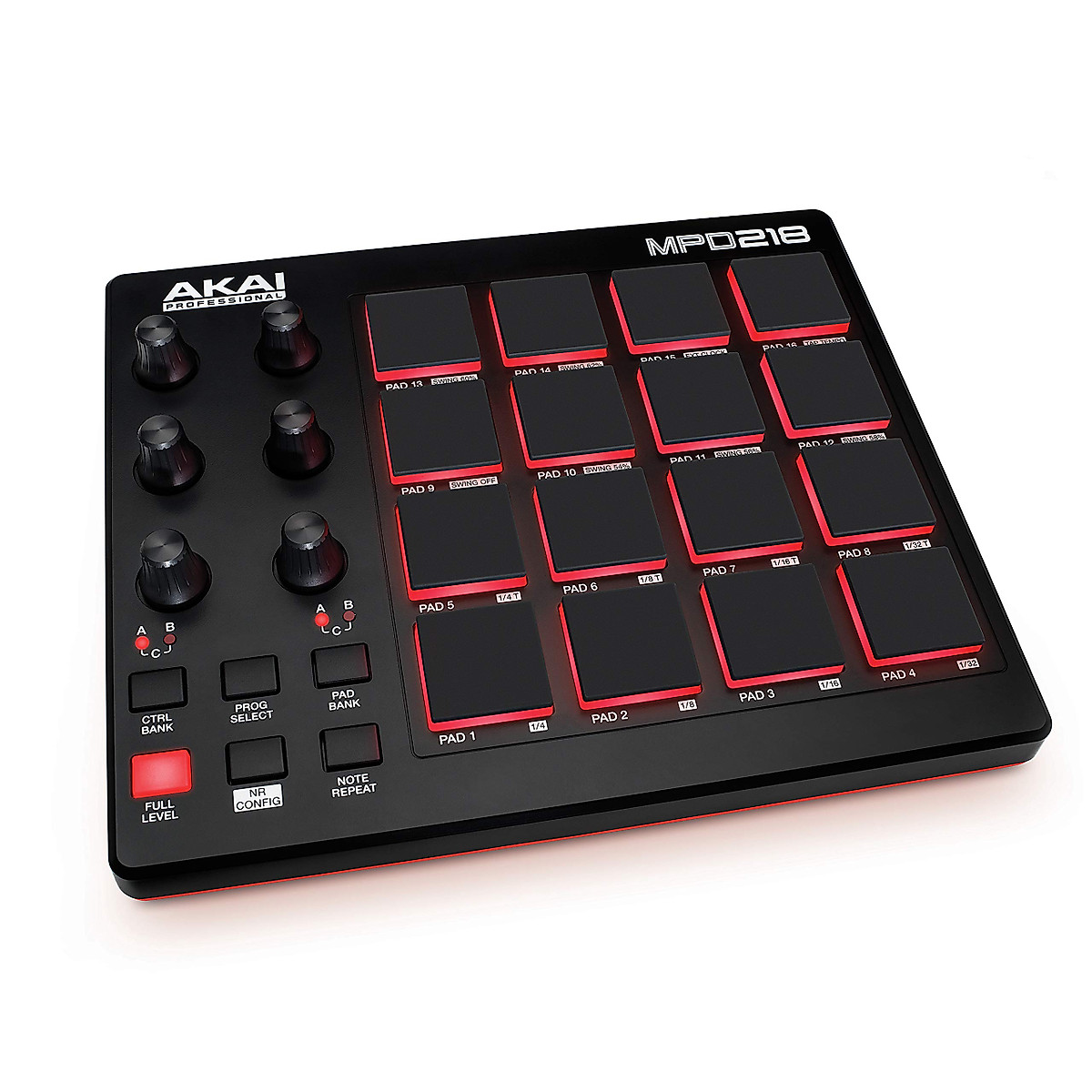 AKAI Professional MPD218 & Full Level Buttons and Production Software & Focusrite Scarlett Solo (3rd Gen) USB Audio Interface with Pro Tools | First
