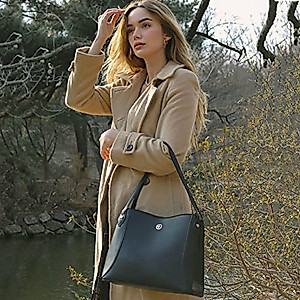 Missnine Hobo Bags for Women PU Leather Purse Fashion Crossbody Handbag Chic Tote Bag with Adjustbale Shoulder Strap