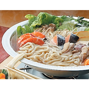 Taniguchi Metal Udon Suki Pot, 13.0 inches (33 cm), Made in Japan, For Gas