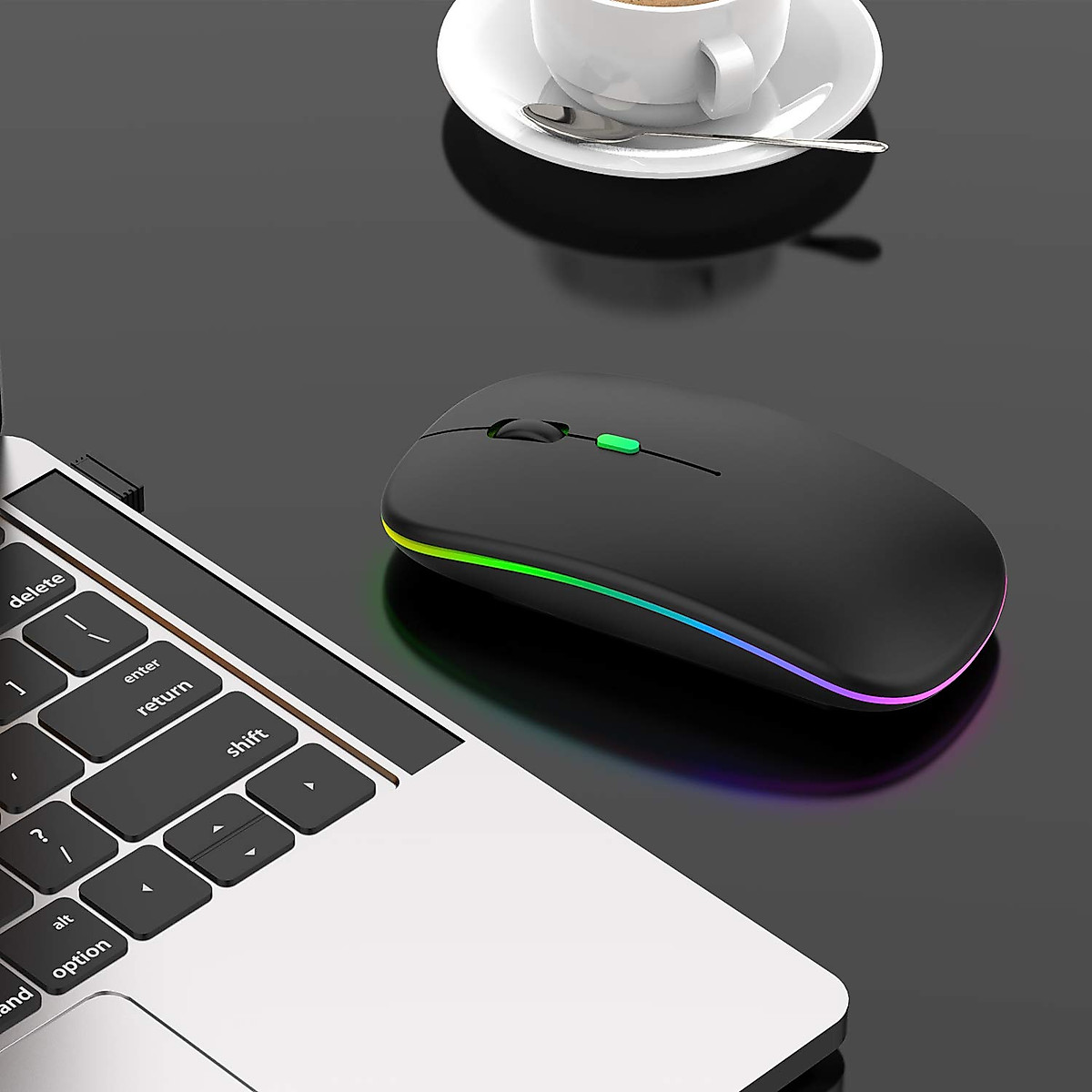 Neises Bluetooth Mouse for ipad,Bluetooth Mouse for MacBook Air/Mac/MacBook Pro/Mini/ipad Pro/iMac/Laptop,Rechargeable Wireless Mouse for MacBook Air/MacBook pro Chromebook Laptop PC