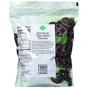 Girl Scout Thin Mints Pretzels 100% Real Dark Chocolate, 26 Oz