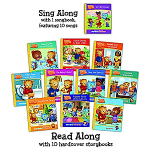 Daniel Tiger's Neighborhood Interactive Electronic Take Along Storyteller with 11 books (Daniel Tiger's Neighborhood Children's Interactive Story and Song Carry Along Player With Books)