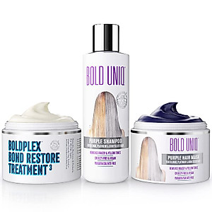 BoldPlex 3 Hair Mask - Deep Conditioner Protein Treatment for Dry, Damaged Hair - Conditioning Moisturizer Products for Curly, Bleached, or Frizzy Hair - Vegan & Cruelty Free - 6.76 Fl Oz