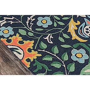 Momeni Newport Area Rugs, 2'3" X 8' Runner, Navy