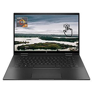 HP Envy 2-in-1 Convertible Laptop, 15.6 inch IPS Touchscreen, AMD Ryzen 5 5625U Processor, Backlit Keyboard, Wi-Fi 6, Bang & Olufsen Audio, 12Hr Battery Life, Windows 11 (16GB RAM, 1TB PCIe SSD)