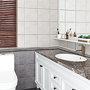 Art3d Self Adhesive Vinyl Floor Transition Strip, Laminate Floor Strip Floor Flat Divider Strip for Joining Floor Gaps,Carpet Threshold Transition,Floor Tiles（4 FT, 1.57in, Gray）