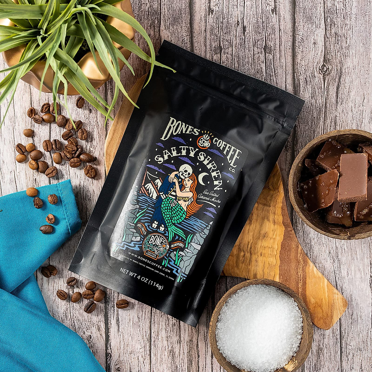 Bones Coffee Company NEW Flavors! Favorite Flavors Sample Pack | 4 oz Pack of 5 Assorted Ground Coffee Beans | Low Acid Medium Roast Gourmet Coffee Beverages (Ground)